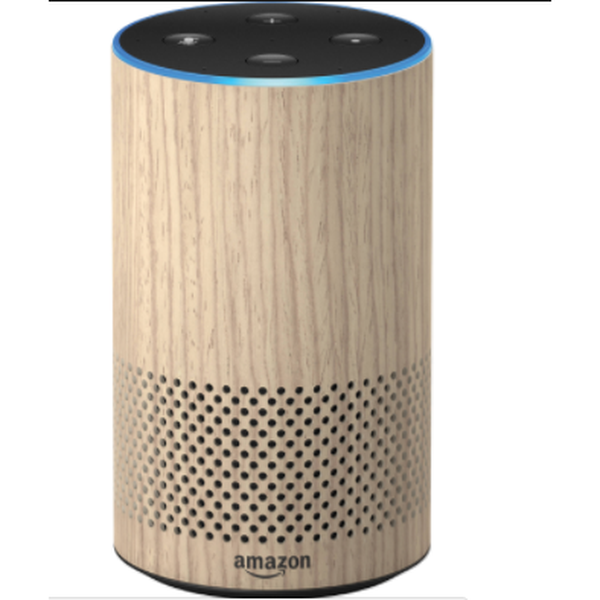 Altavoz conectado a Wi-Fi Amazon Echo Gen 2, acabado en roble Oak Finish from AT&T